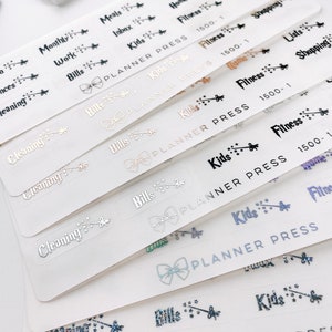 Divider Labels Wizarding World Foiled Clear Divider Tabs Modular System ...