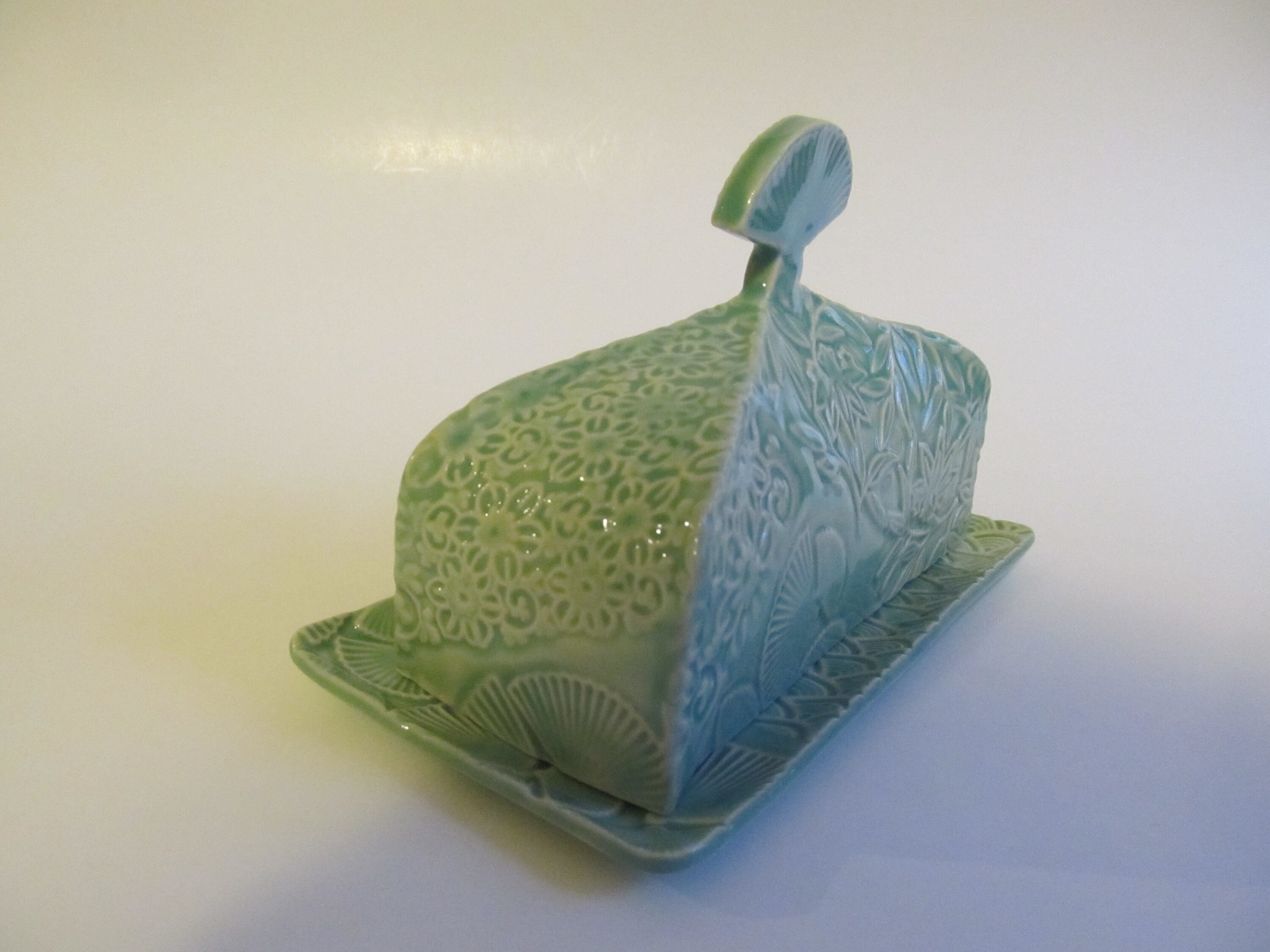 Butter Dish With Lid, Handmade Ceramic Butter Dish, Bermuda Green, Unique Gift, READY TO SHIP - Etsy