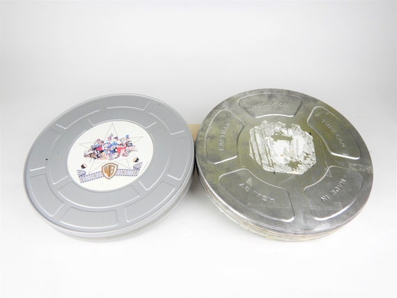 Pair of Fun Vintage 1960s 35mm Movie Film Cans One WB Loony - Etsy