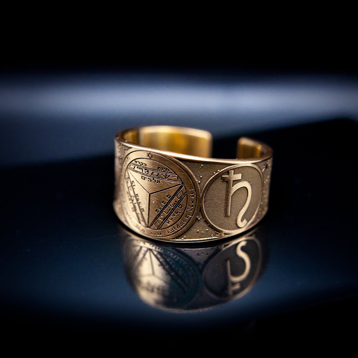 Goetia Seventh Pentacle of Saturn Holy Planetary Seal of | Etsy