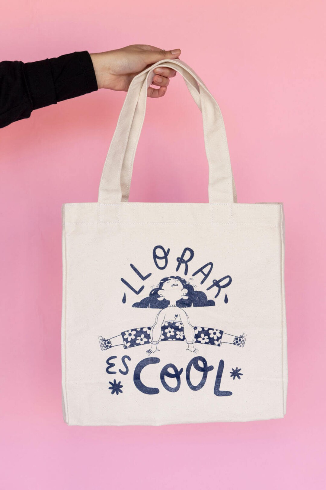 Aurora Tote Bag Crying is Cool Llorar Es Cool Latina - Etsy