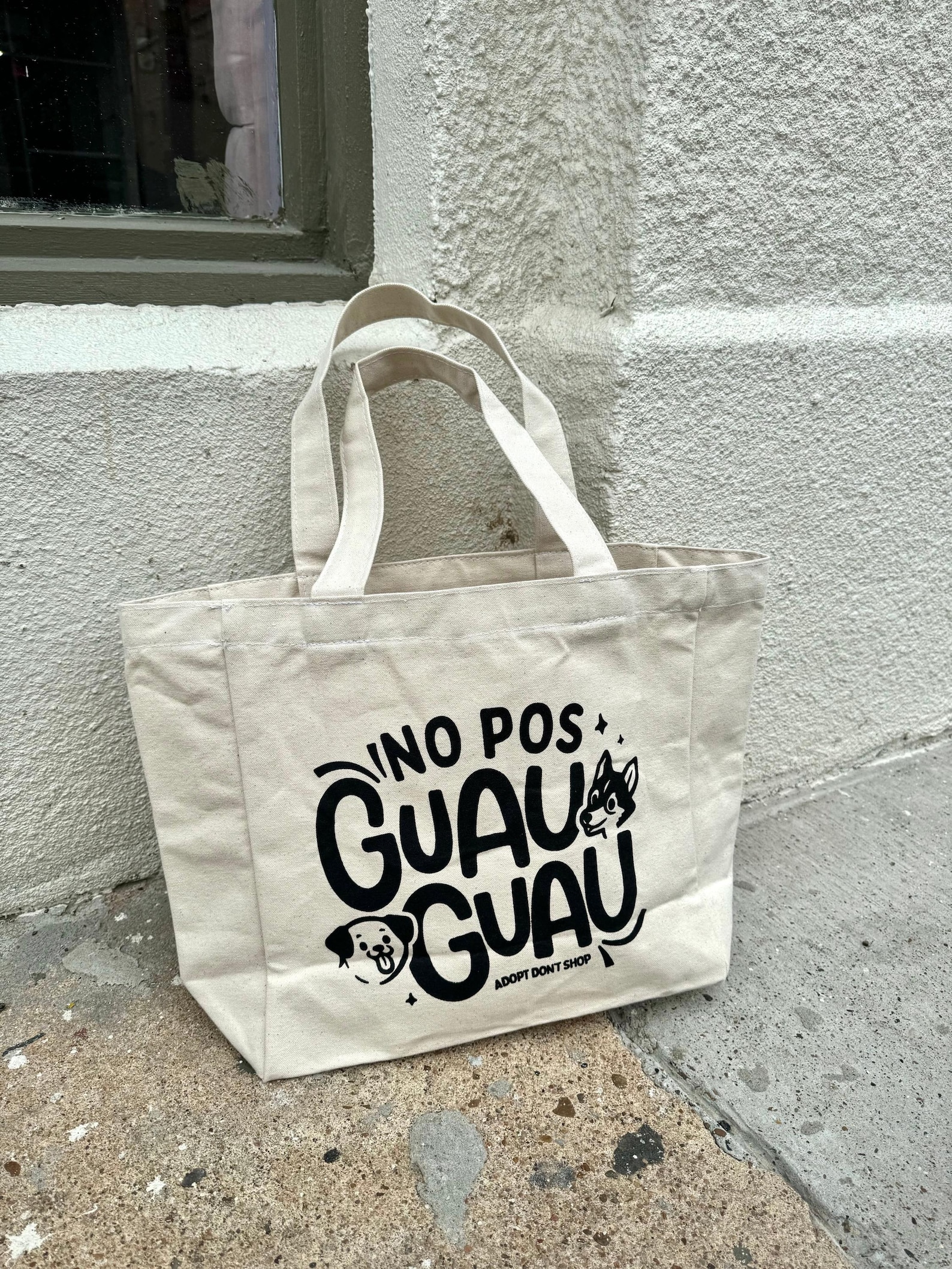 No Pos Guau Tote - Etsy
