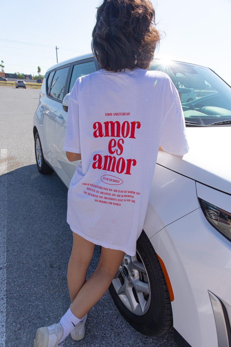 AMOR ES AMOR - Latina Tee - Gifts for Her - Latina Owned Brand - Latinx ...