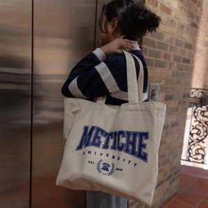 Metiche Tote Metiche Chismosa Tote Bag Metiche Tote Bag Navy Metiche ...
