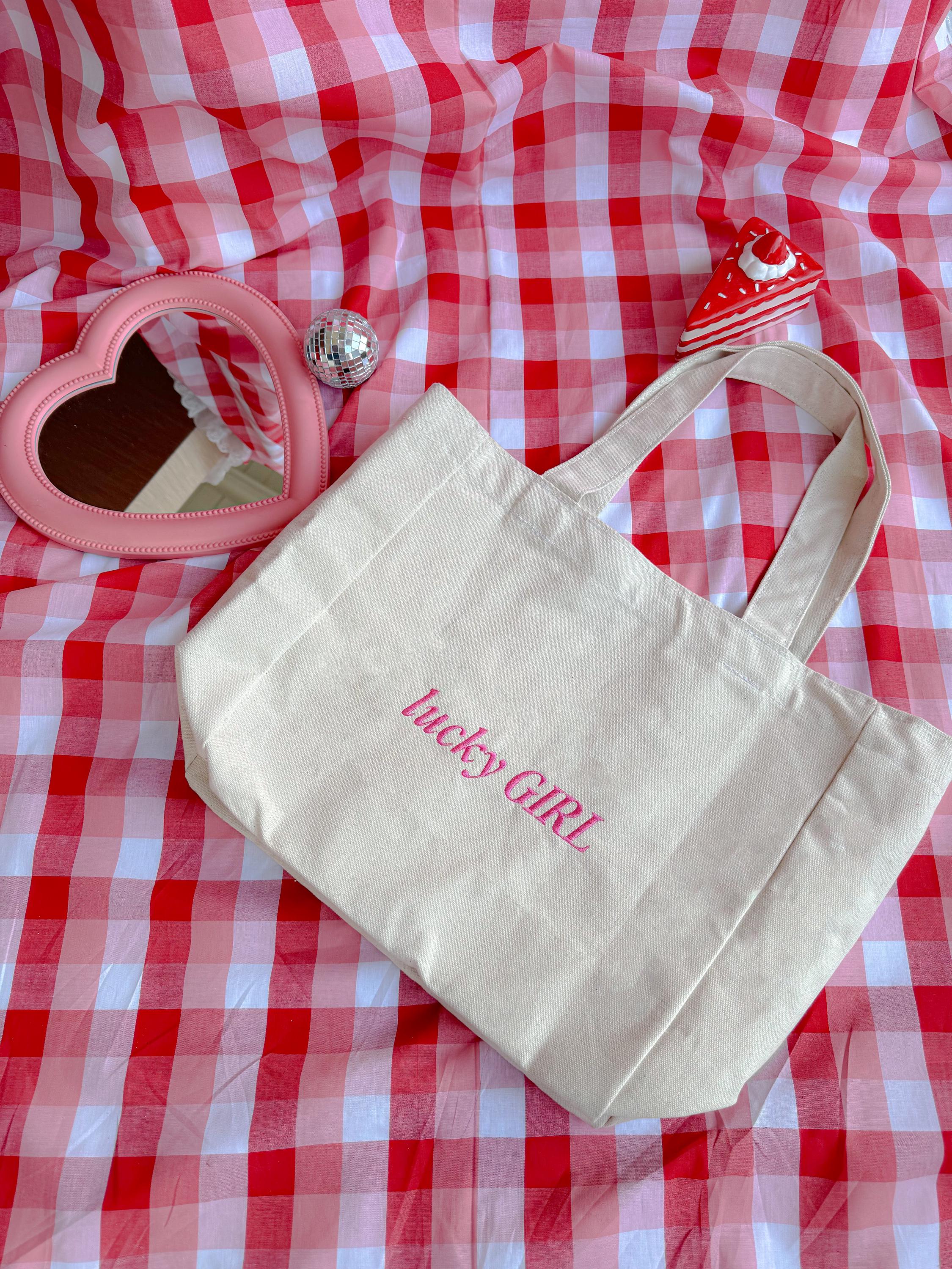 Lucky Girl Tote, Latina Brand - Spanish Stuff - Spanish Tote Bag - Etsy