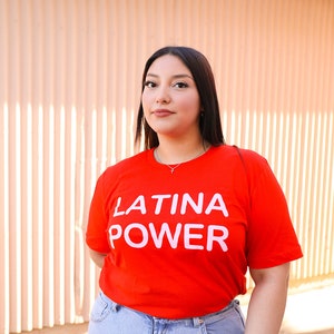 Latina Power Tee Original Latina Power Tee Latina Shirts Latina Tee ...