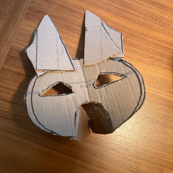 Therian Mask Template - Etsy