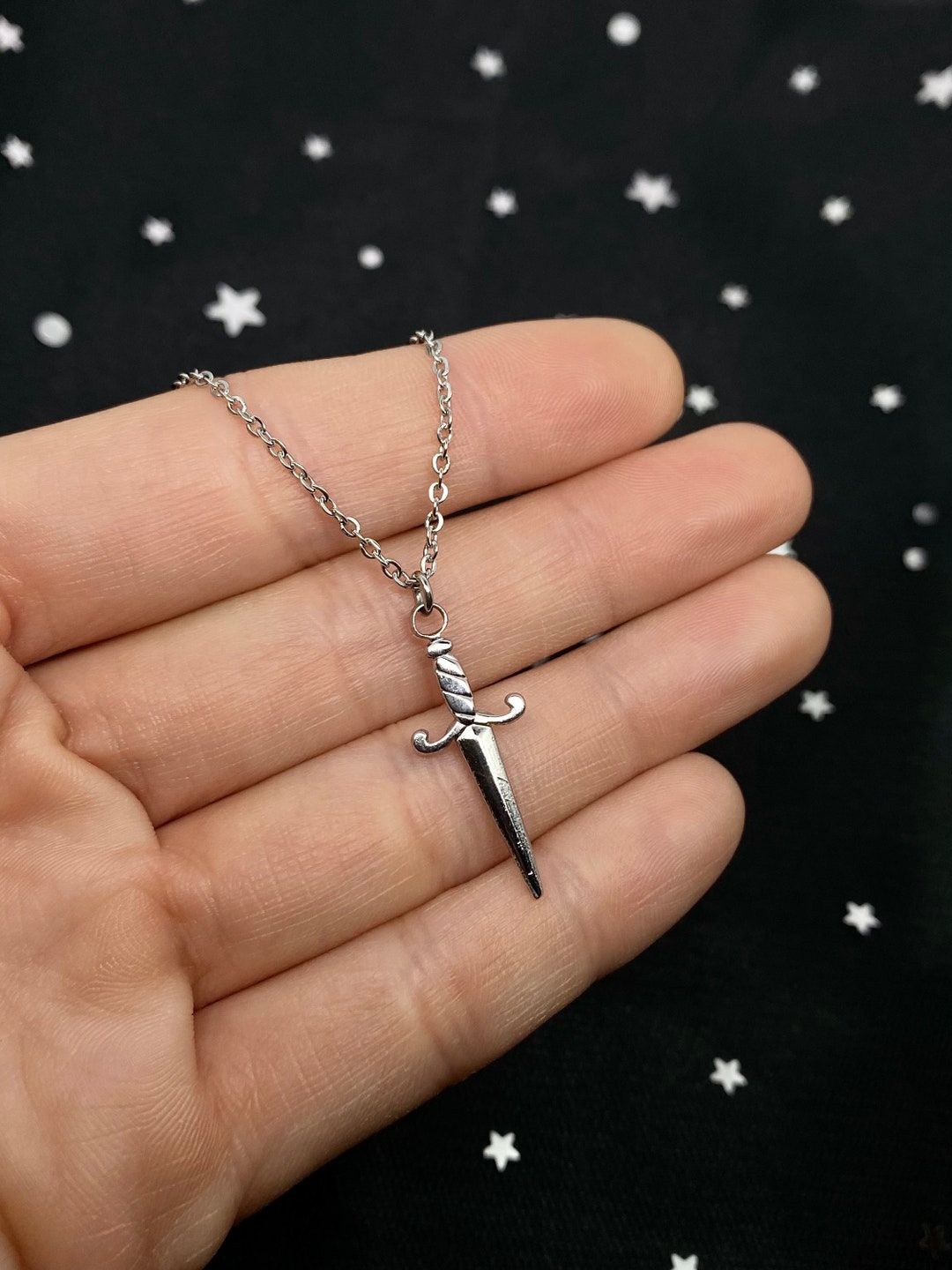 Cool Sword Necklace, Dainty 1.5mm Stainless Steel Chain, Hypoallergenic ...