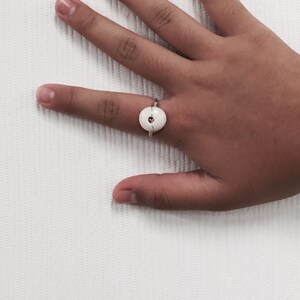 Hawaii Puka Shell Silver or Gold Wire Wrapped Ring - Etsy