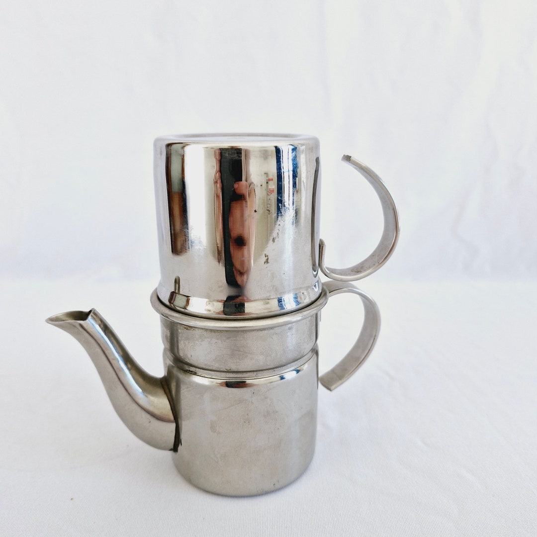 STAINELESS STEEL COFFEE Maker, Coffee Cup, Neapolitan Mokka Coffee ...