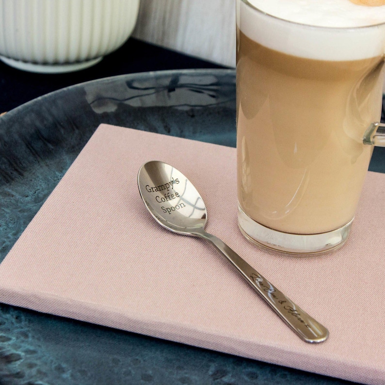 Personalised Coffee & Tea Spoon - Etsy UK