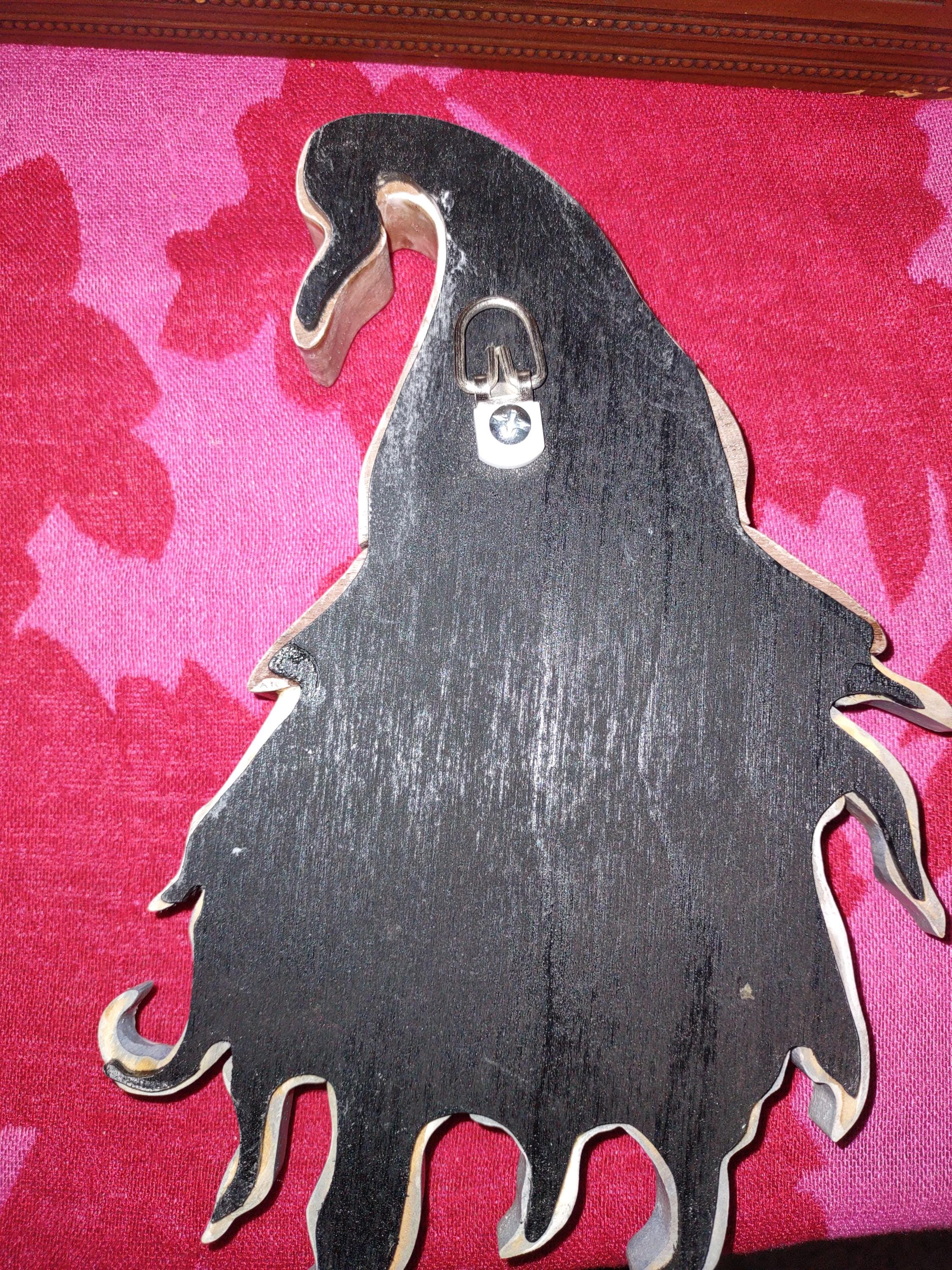 Halloween Wooden Intarsia Wall Art Witch Decor - Etsy