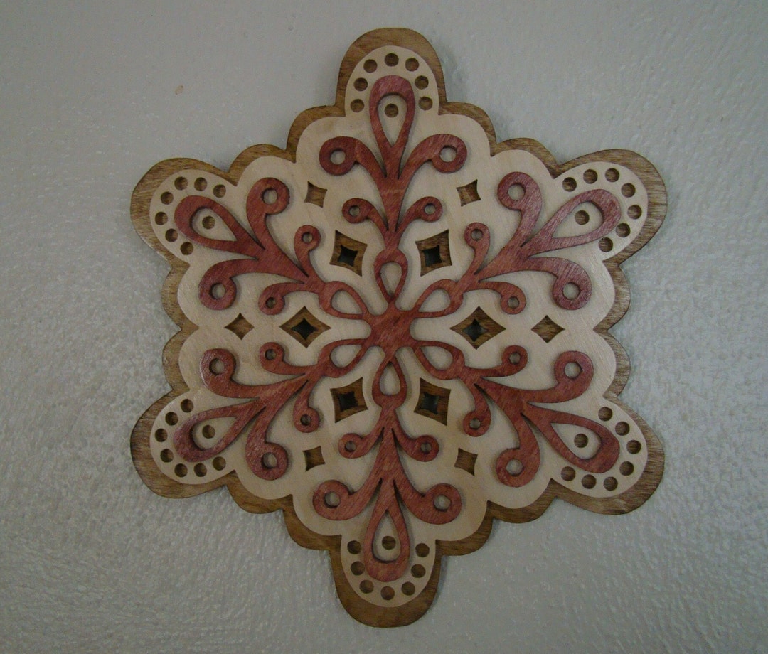 Wooden Scroll Saw Art Layered Wall Plaque Home Decor Gift Original ...