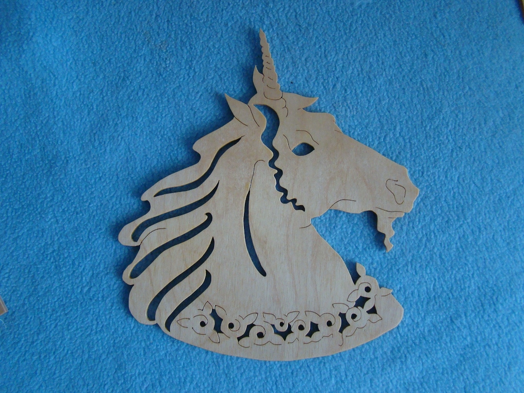 Scroll Saw Unicorn Wall Art Hand Guided Gift Home Decor - Etsy