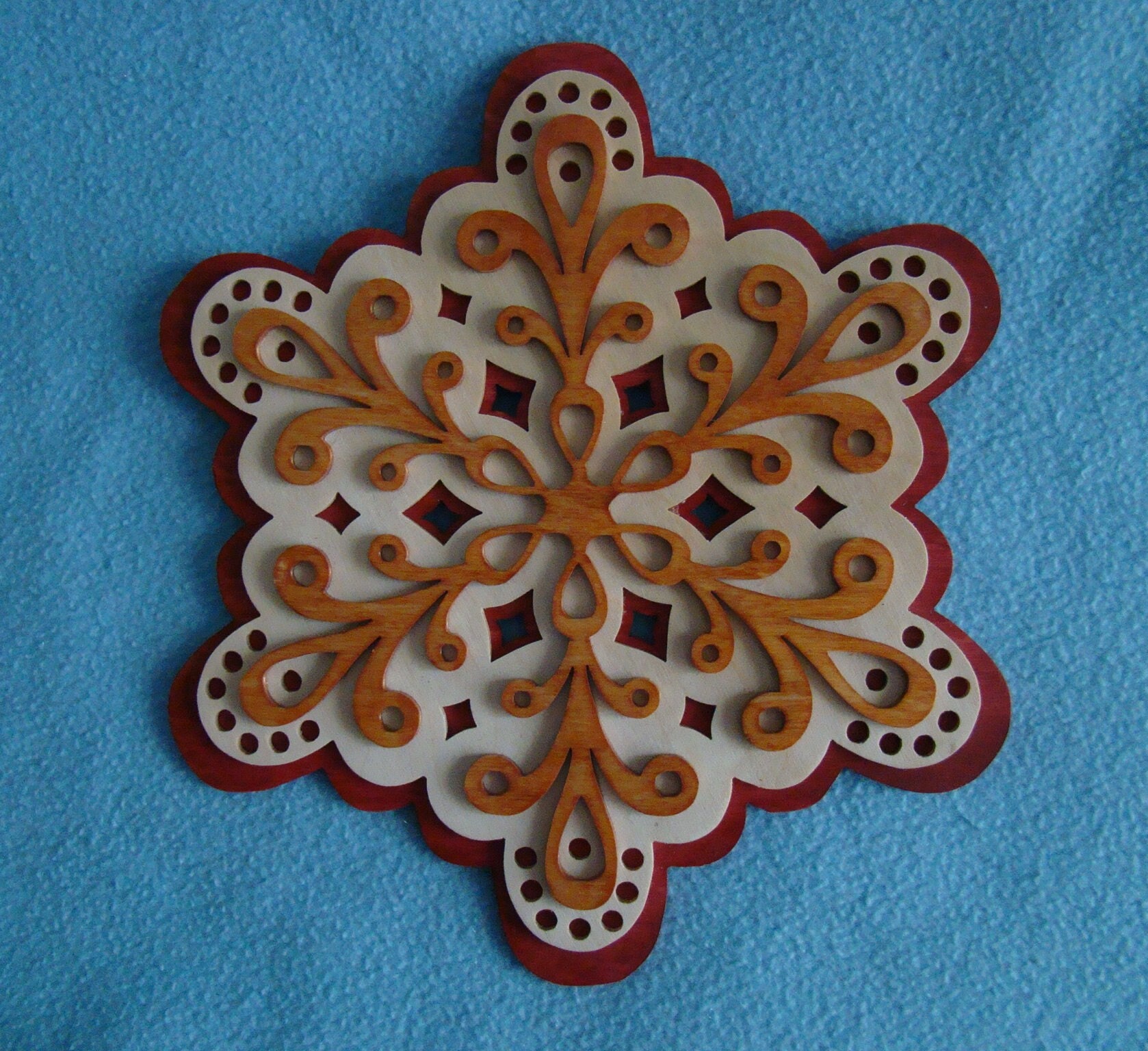 Wooden Scroll Saw Art Layered Wall Plaque Home Decor Gift Original ...