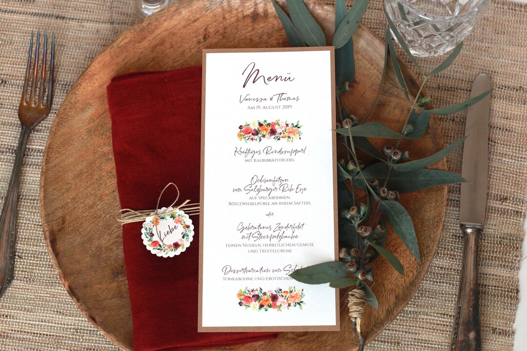 Menu Cards, Buffet Cards, Menus, Buffet - Etsy
