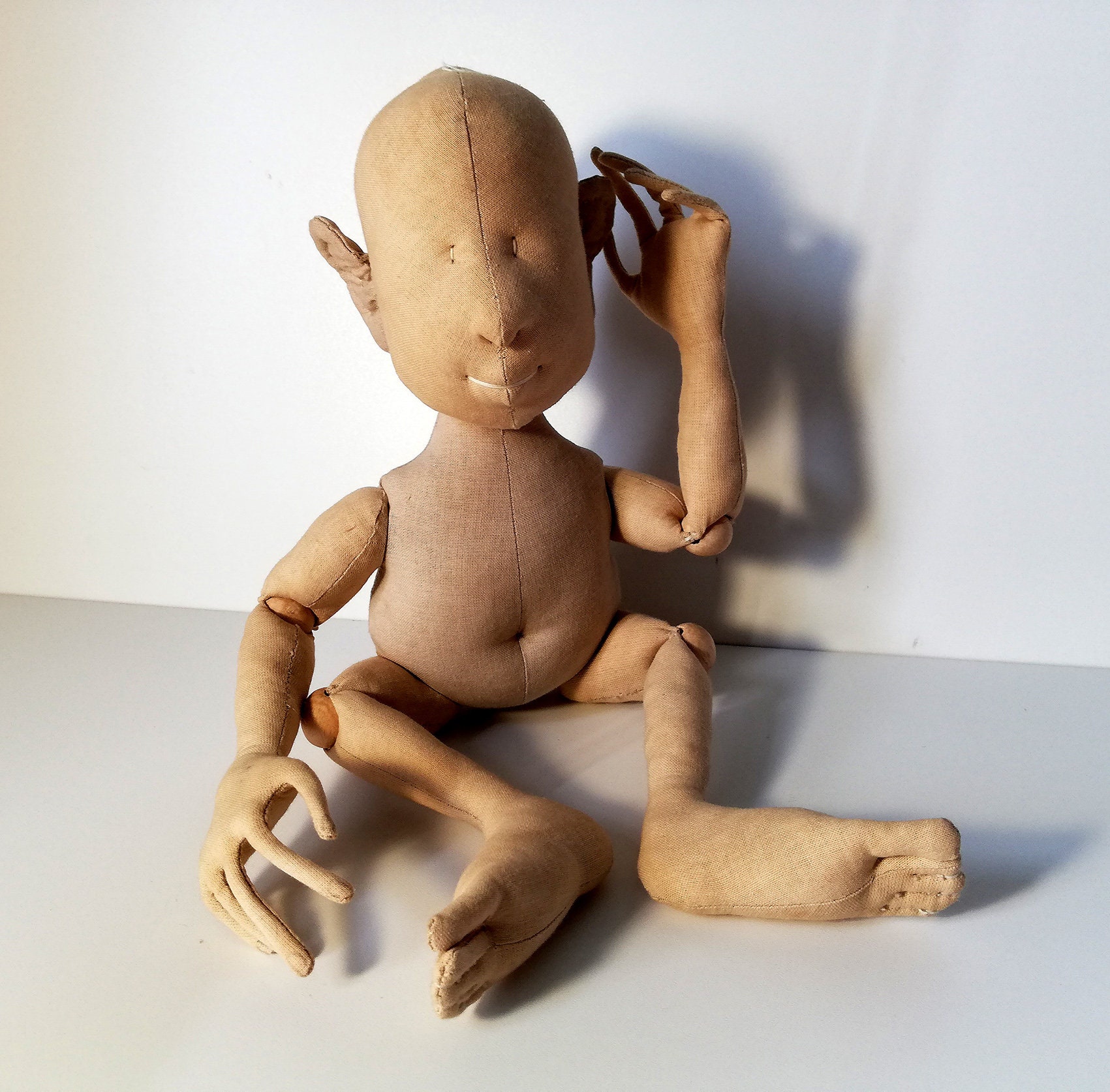 Cloth Doll Pattern and Tutorial. Pattern Ball Jointed Soft | Etsy
