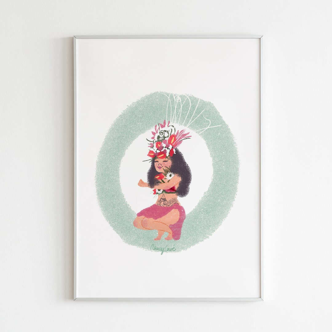 Heiva I Tahiti 2023 LM Art Print Illustration Poster - Etsy