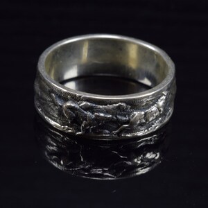 Wolf Ring, Norse Wolfs Band, Wolf Wedding Band, Wolfs Pack Ring, His ...