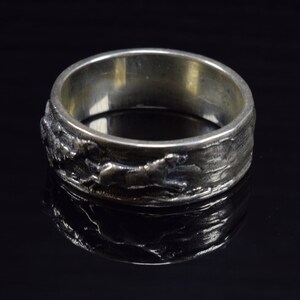 Wolf Ring, Norse Wolfs Band, Wolf Wedding Band, Wolfs Pack Ring, His ...