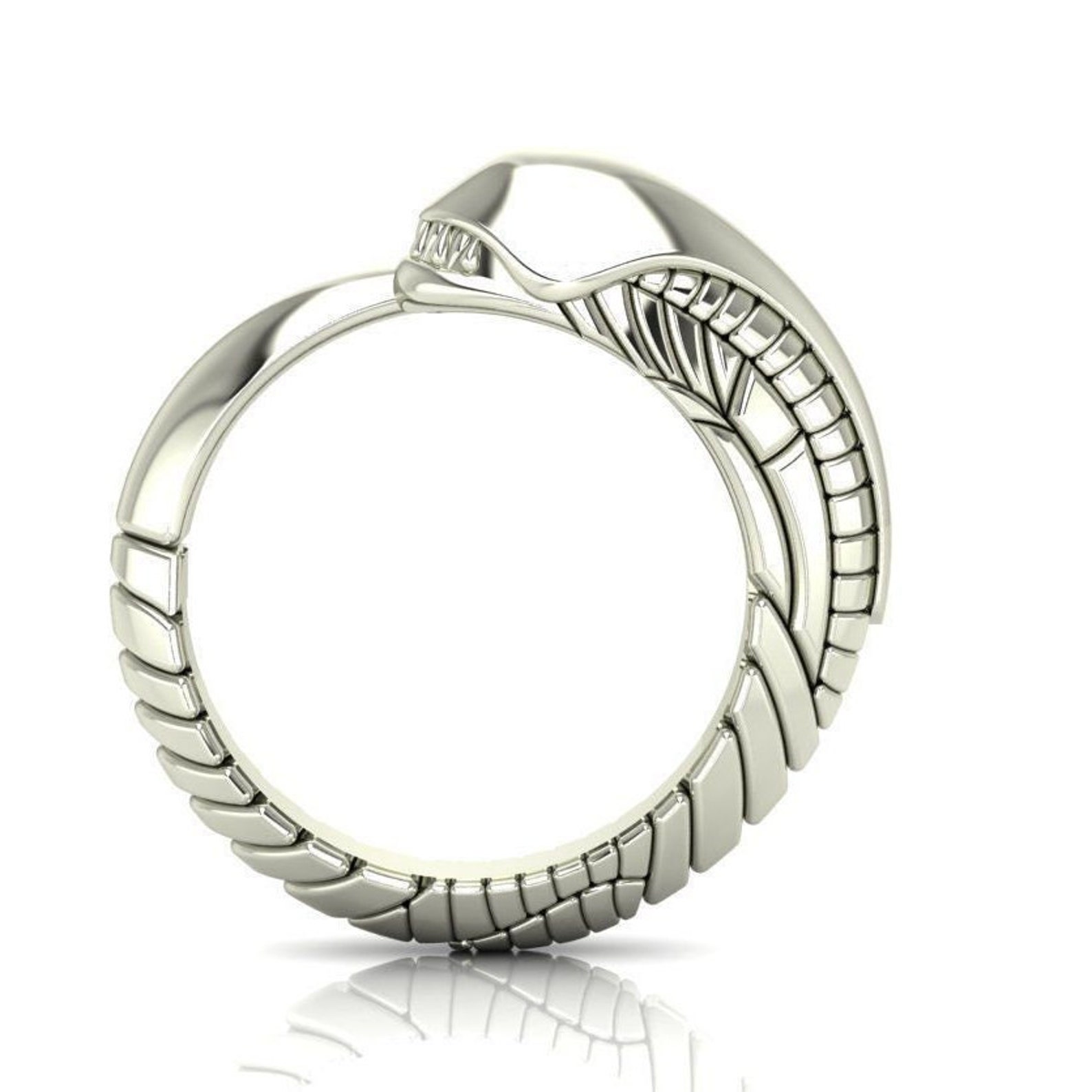 H.R. Giger Inspired Alien Newborn Ring Giger Alien Ring - Etsy