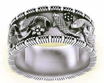 Fish Wedding Rings - Etsy