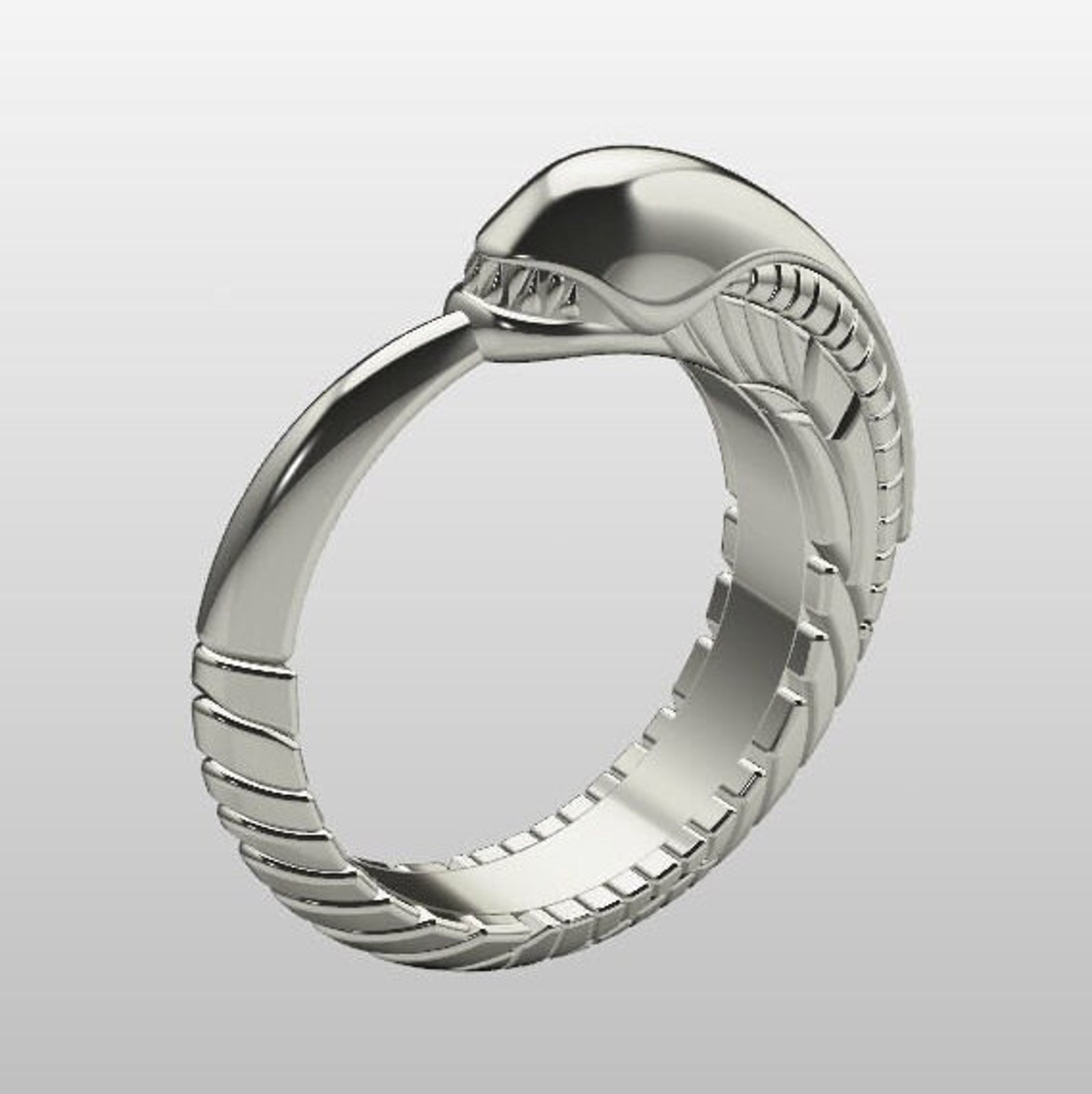 H.R. Giger Inspired Alien Newborn Ring Giger Alien Ring - Etsy