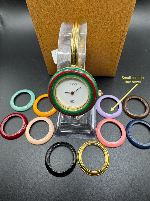 Authentic Gucci 11 Bezel Watch - Gem