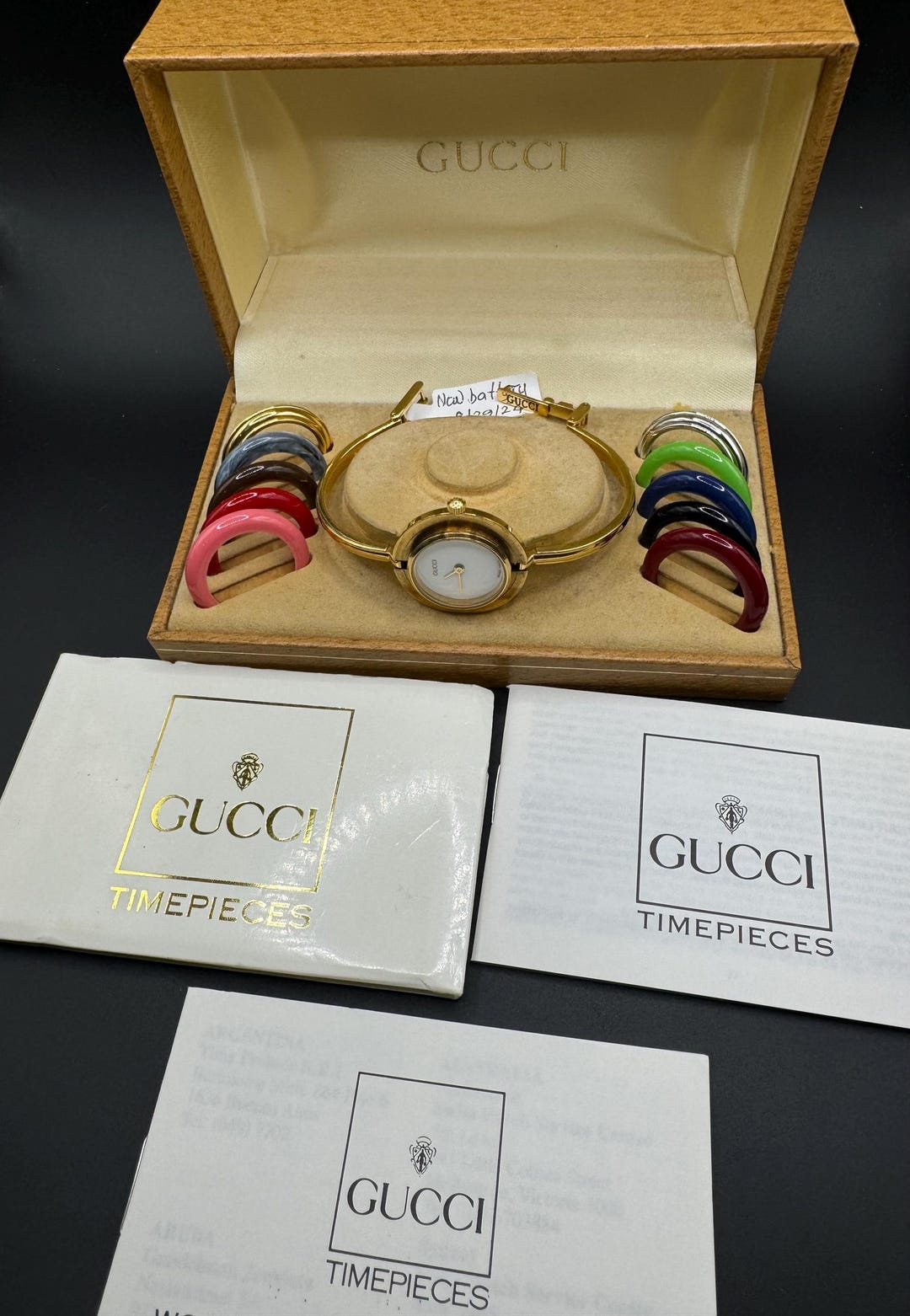 Authentic Gucci 10 Bezels Watch 0312 - Etsy