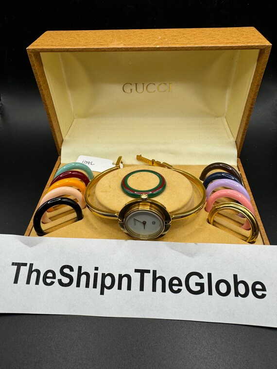 Authentic Gucci 11 Bezel Watch - Gem