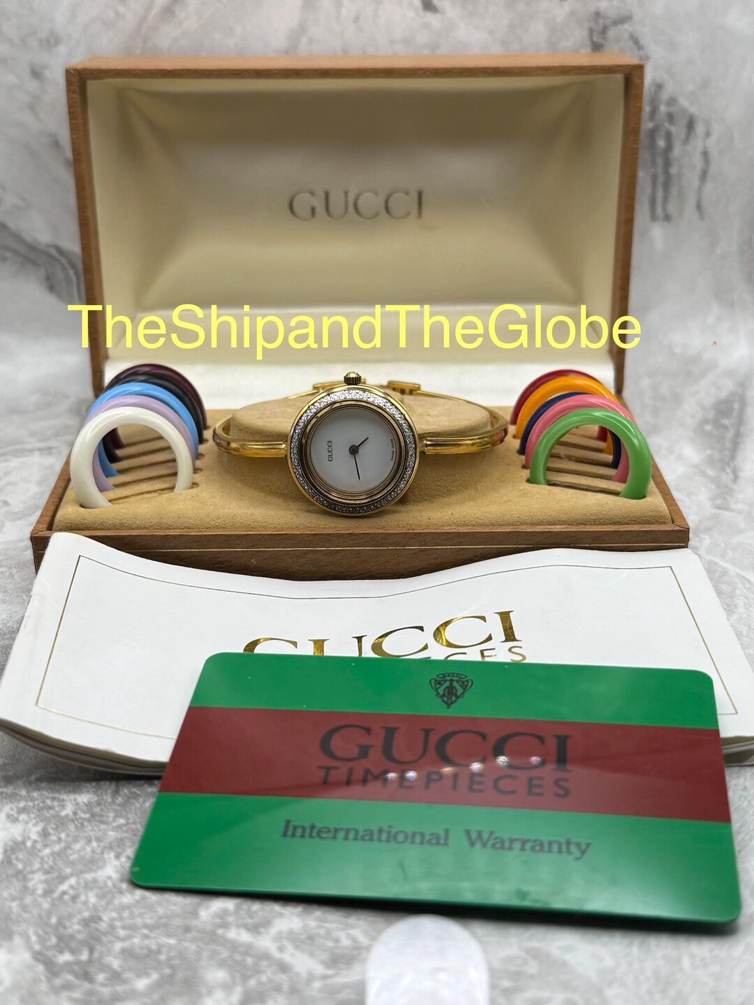 Authentic Gucci 11 Interchangeable Bezel Watch - Etsy