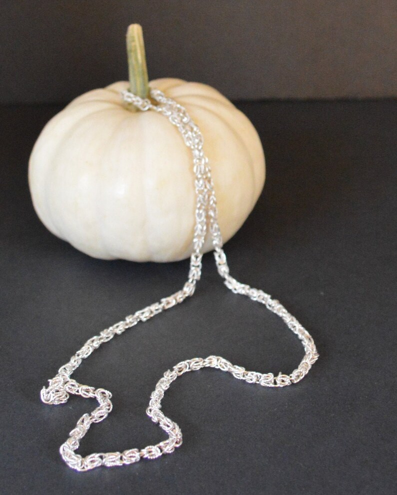 Italian Sterling Silver 24 Inch Slider Rope Chain 1/4 Inch Wide - Etsy