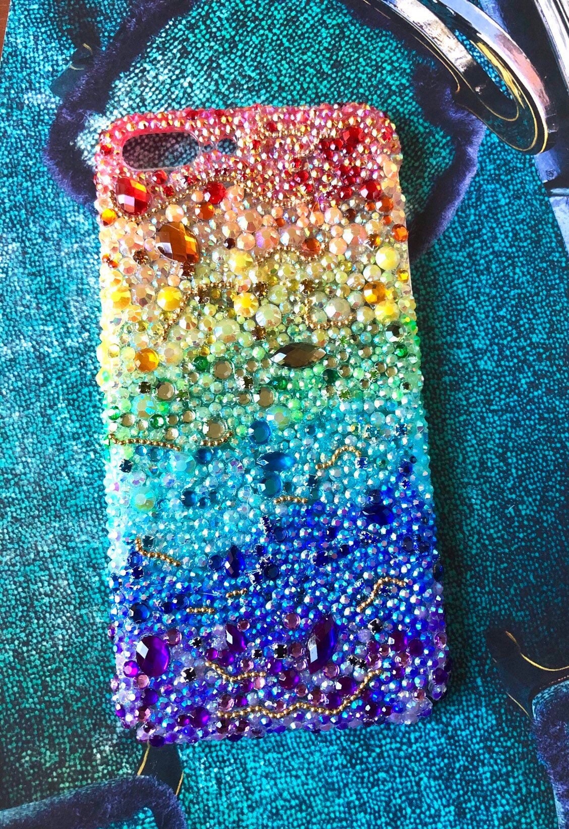 RAINBOW Phone Case. Colorful Cell Phone. Multi Color Cover. Gay Pride ...