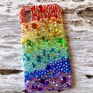 RAINBOW Phone Case. Colorful Cell Phone. Multi Color Cover. Gay Pride ...