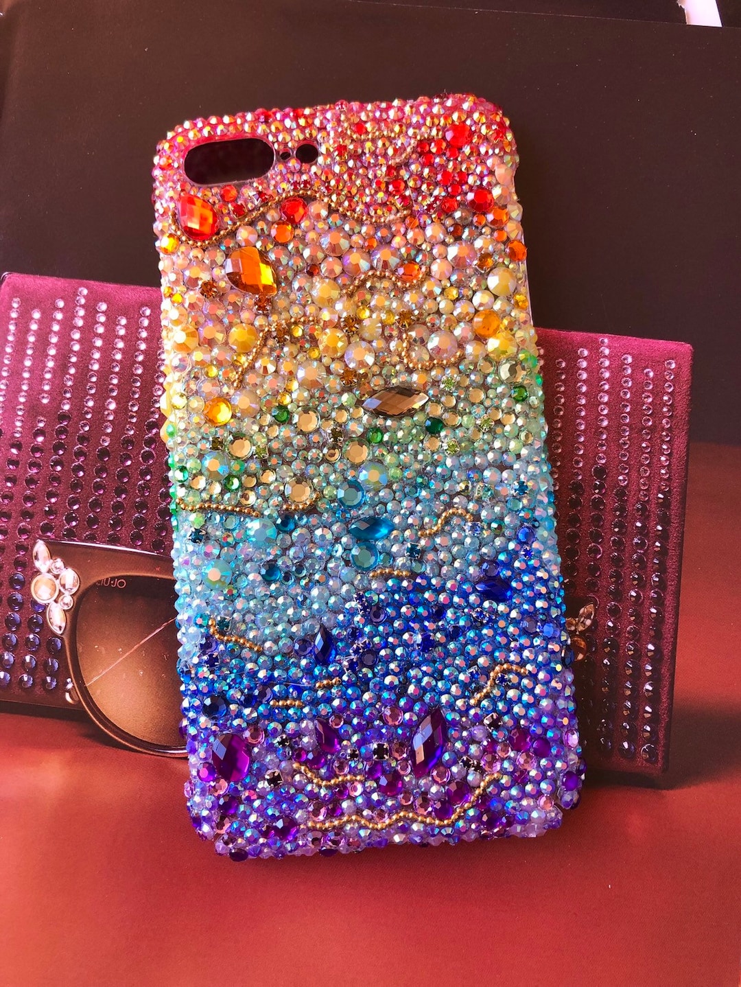RAINBOW Phone Case. Colorful Cell Phone. Multi Color Cover. Gay Pride ...