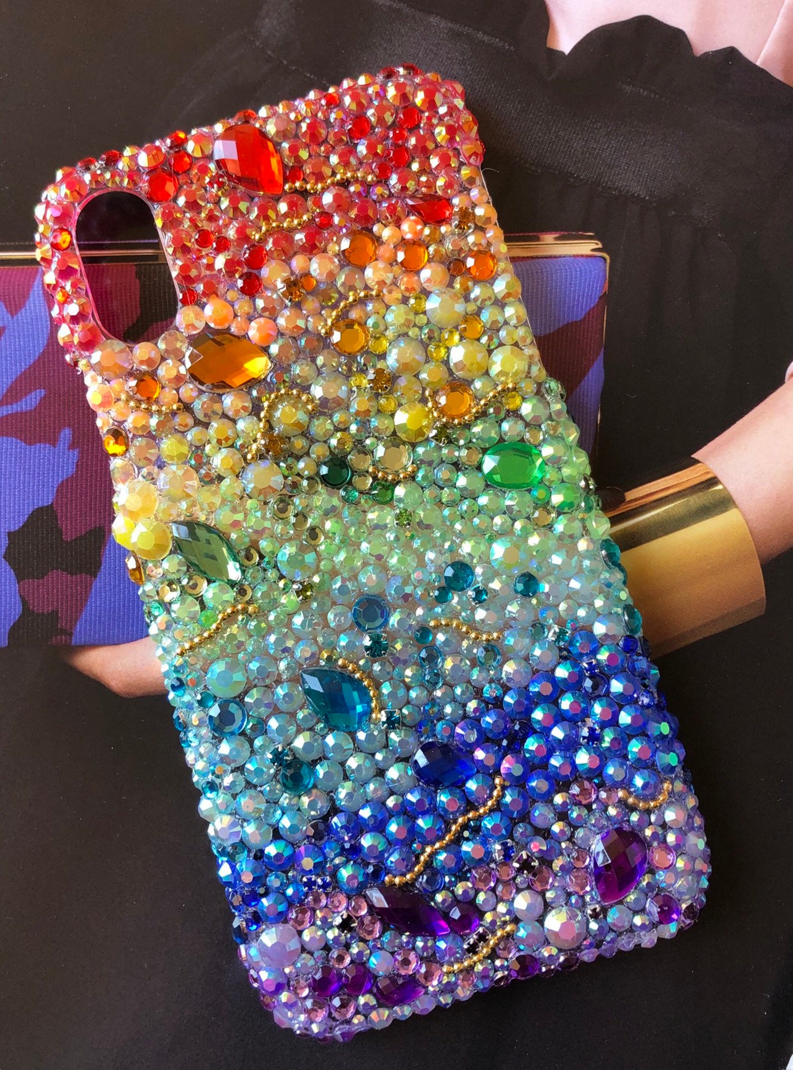RAINBOW Phone Case. Colorful Cell Phone. Multi Color Cover. Gay Pride ...