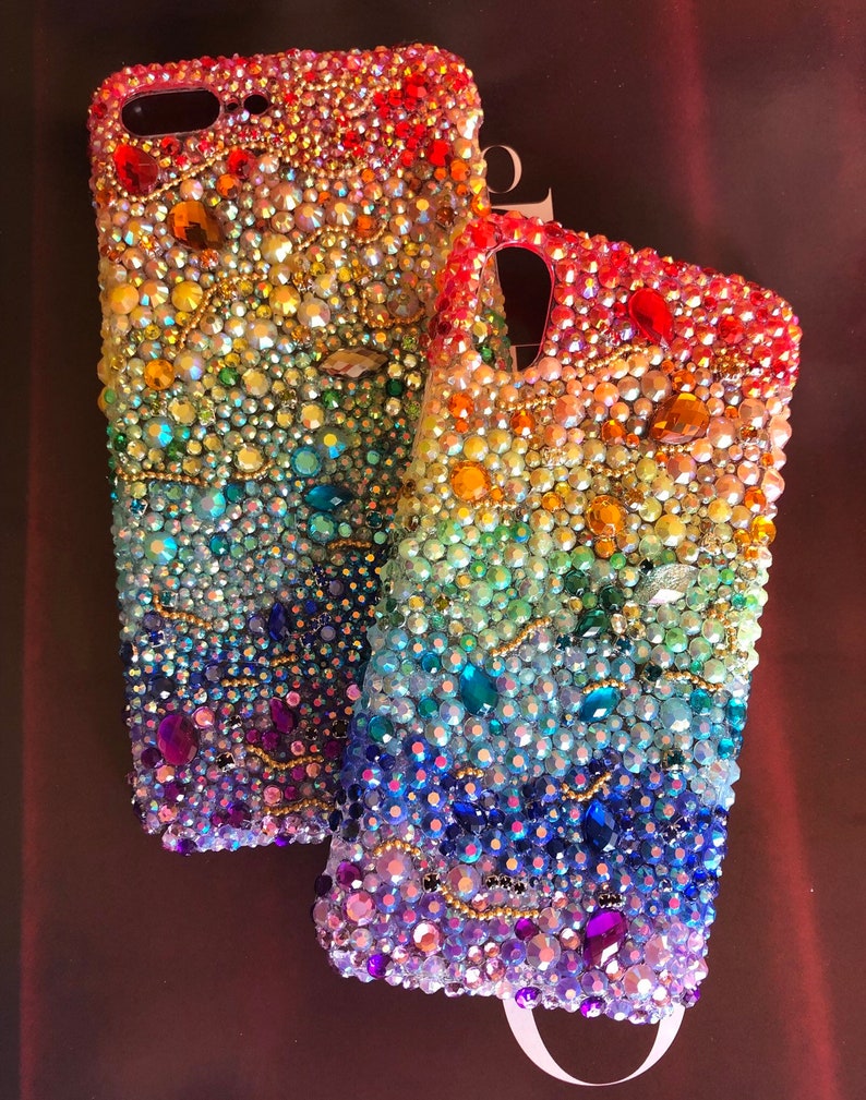 RAINBOW Phone Case. Colorful Cell Phone. Multi Color Cover. Gay Pride ...