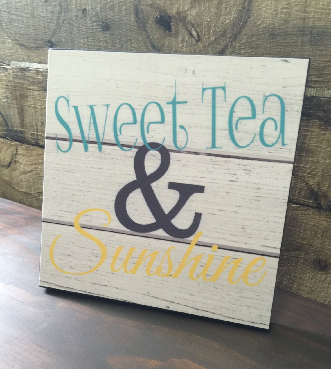 Sweet Tea and Sunshine Wood Sign Housewarming Gift Just - Etsy