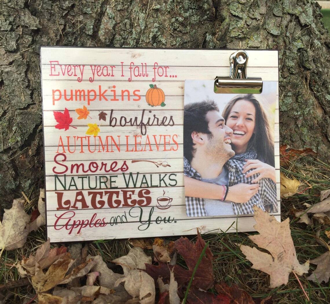 Fall Picture Frame Every Year I Fall For Rustic Fall Decor - Etsy