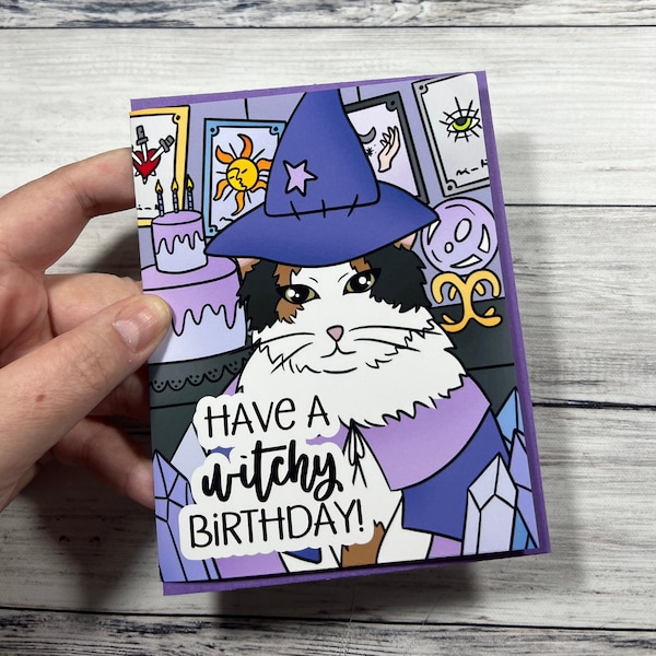Witchy Bday Cards - Etsy