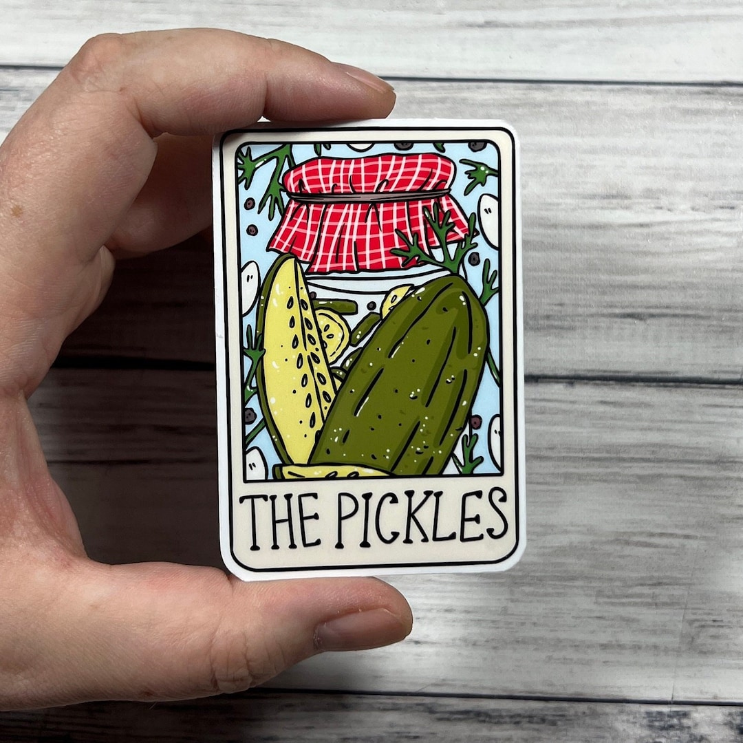 The Pickles Tarot Card Glossy Vinyl Water Resistant Sticker High ...