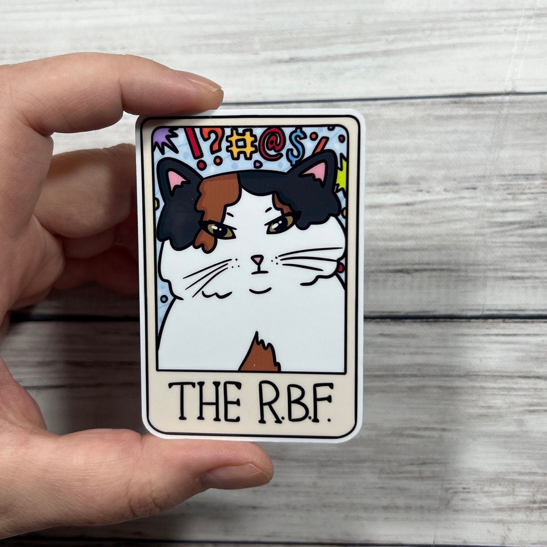 The RBF Tarot Card Glossy Vinyl Water Resistant Sticker High-quality ...