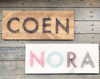 Name String Art | Etsy