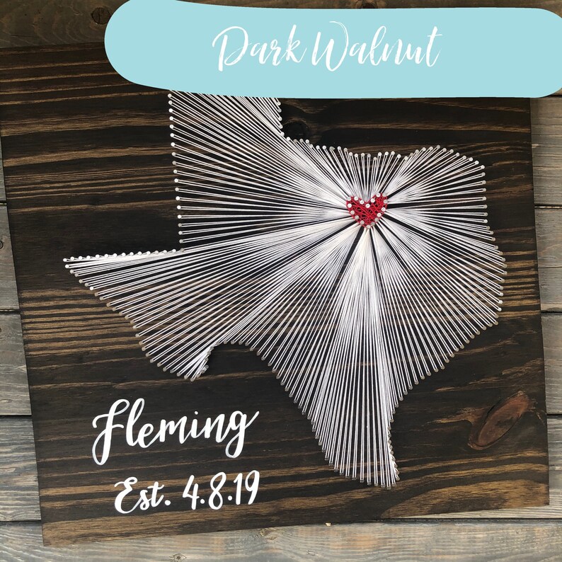 Texas String Art Texas Sign Texas Decor Texas Gift - Etsy