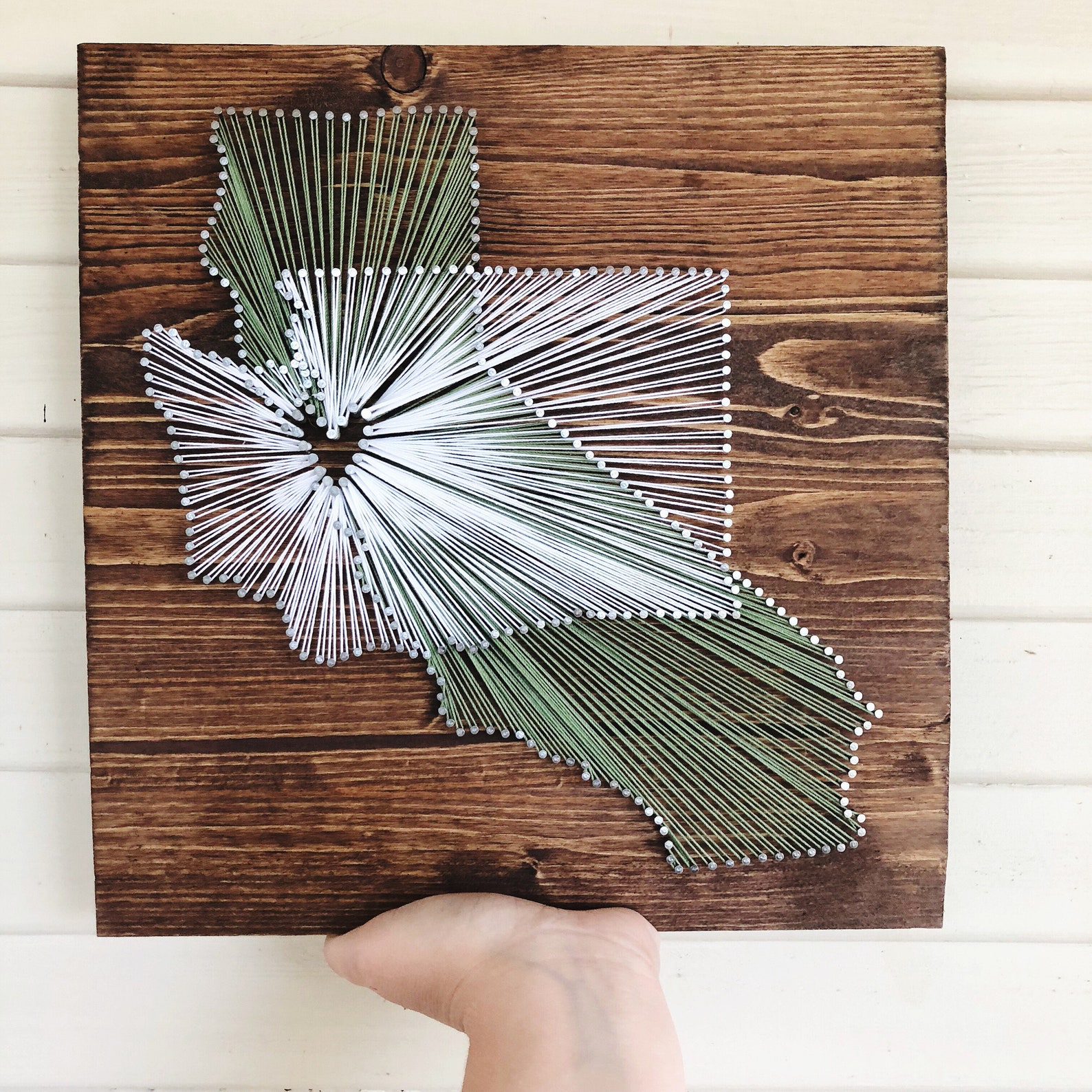 Long Distance Boyfriend Gift/ Two State String Art Sign | Etsy