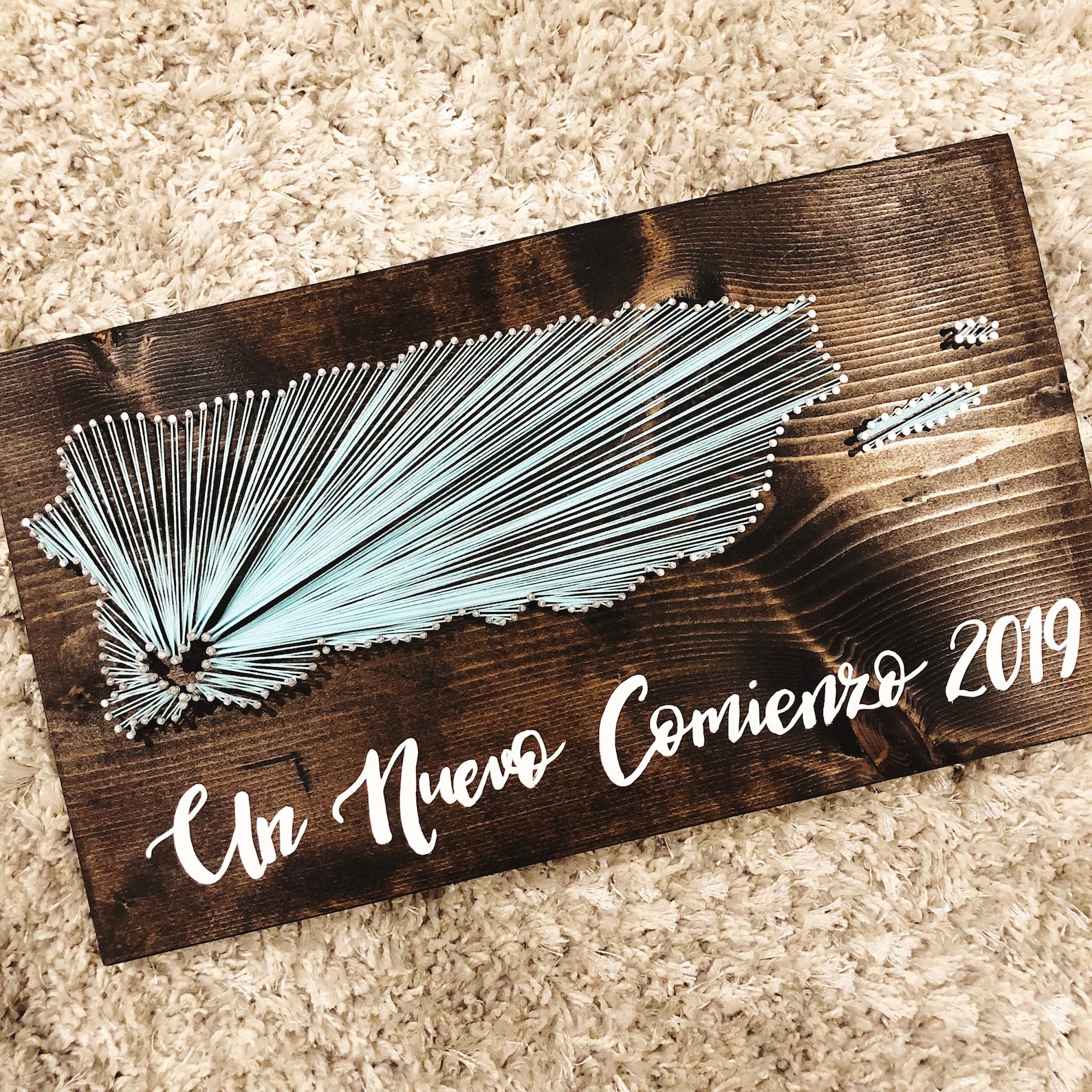 Puerto Rico String Art Sign Puerto Rico Sign Puerto Rico | Etsy