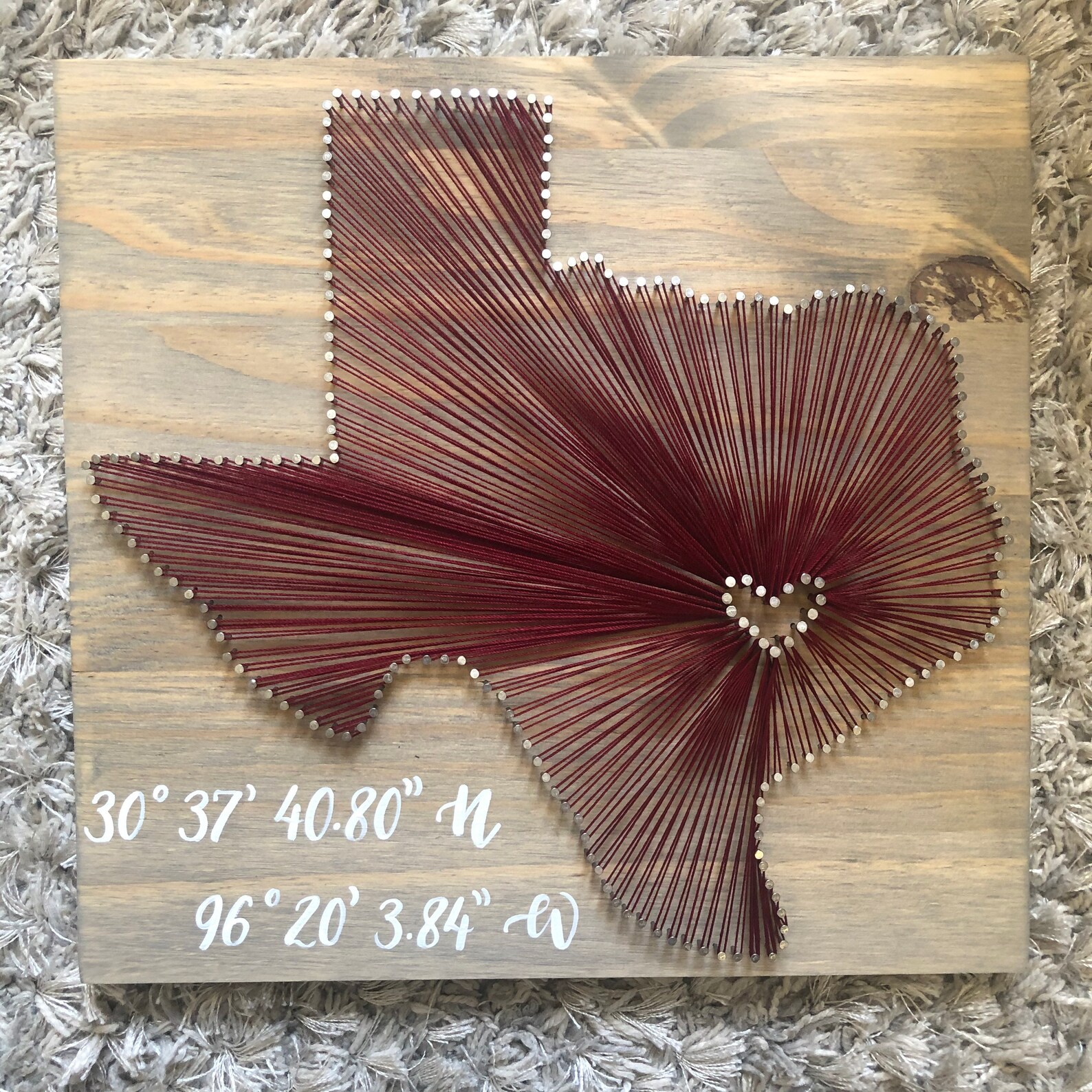 Texas String Art- Texas Sign- Texas Decor- Texas Gift - Etsy