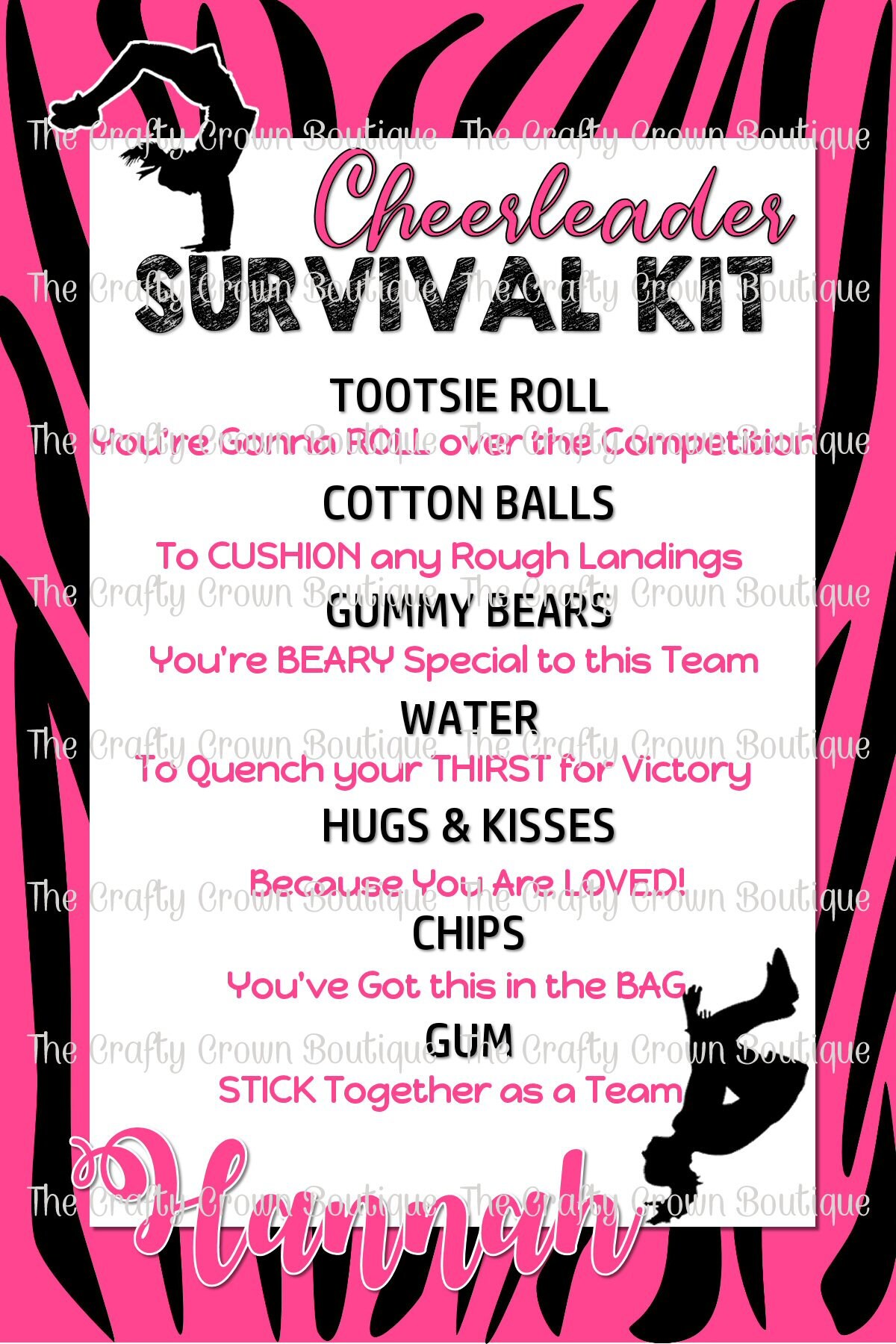 Stickers, Labels & Tags Paper Cheerleading Cheer Competition Survival ...