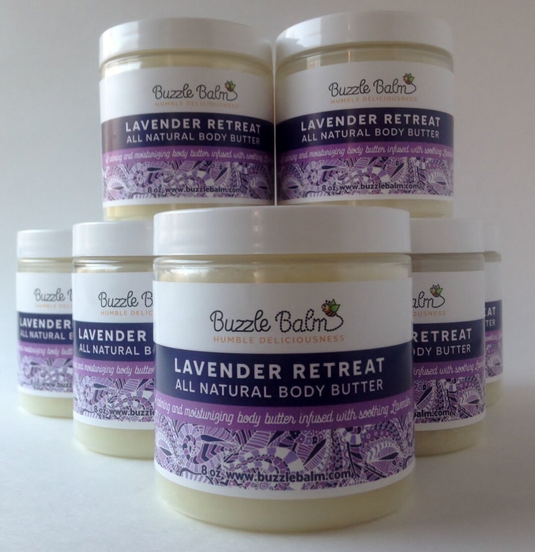 Lavender Retreat Body Balm 8 Oz. Jar - Etsy