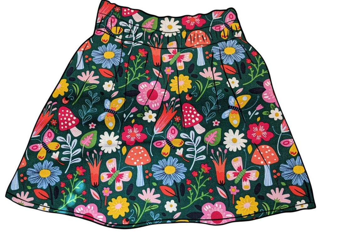 Floral Birthday Skirt- Spring Floral Skirt- Party Floral Skirt - Etsy